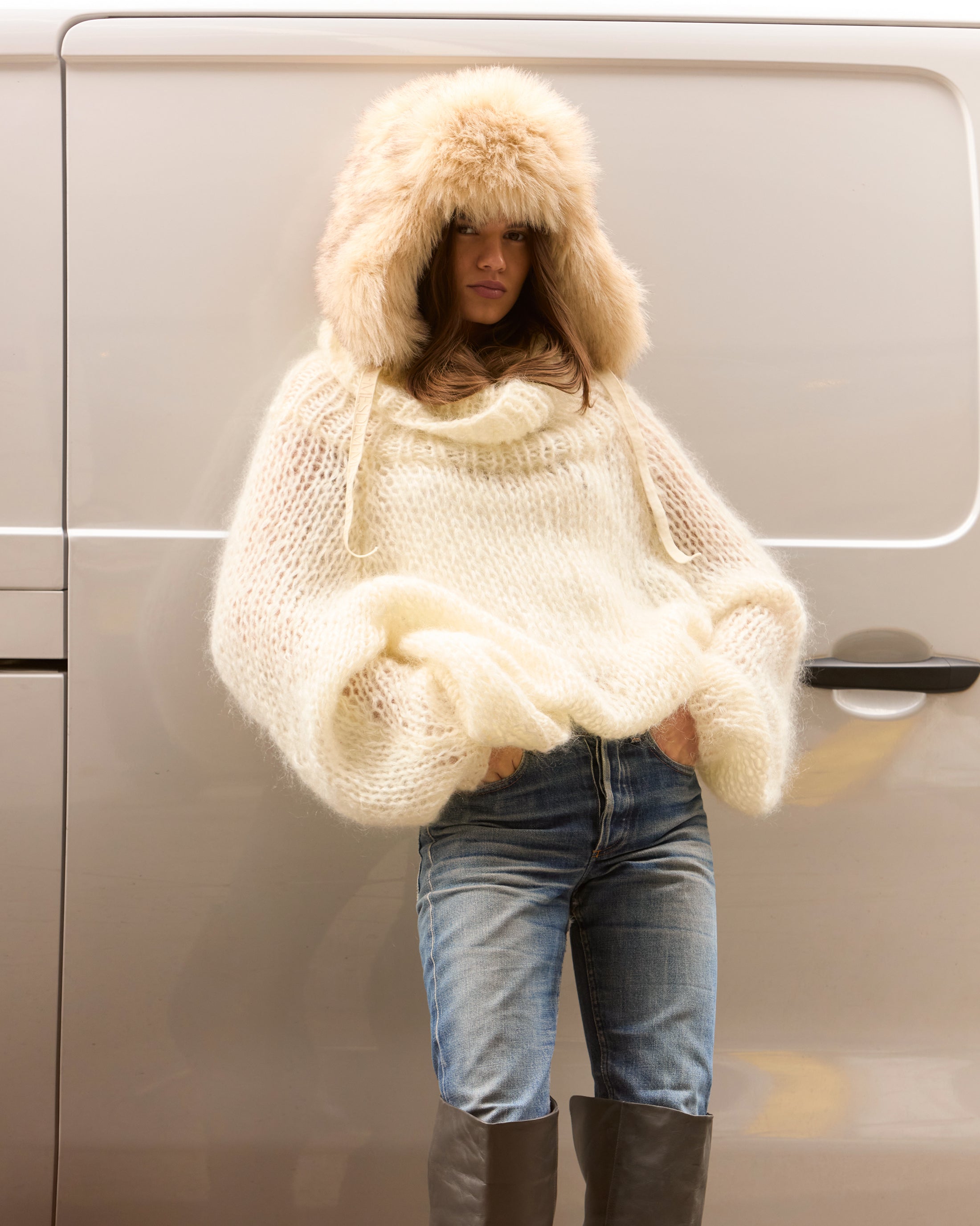 Morah Ivory Sweater | Mes Demoiselles – Mes Demoiselles Paris