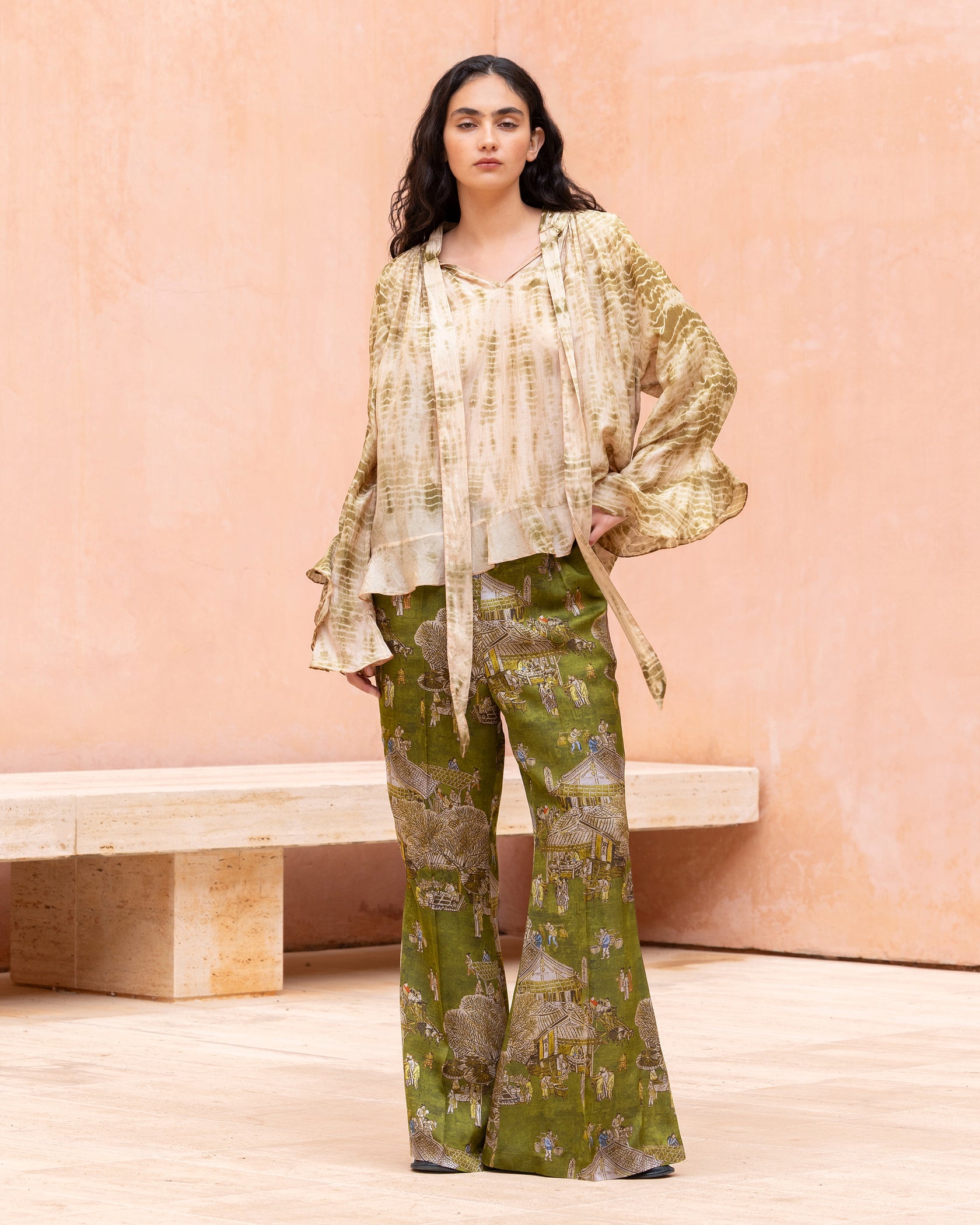 Pikini Green Pants | Mes Demoiselles – Mes Demoiselles Paris