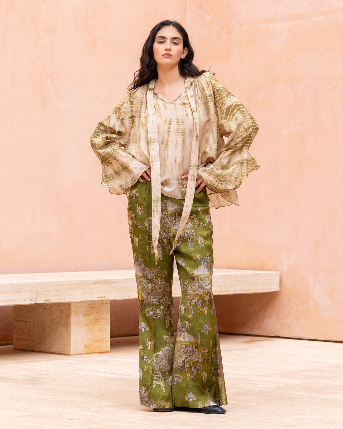 Pikini Green Pants | Mes Demoiselles – Mes Demoiselles Paris