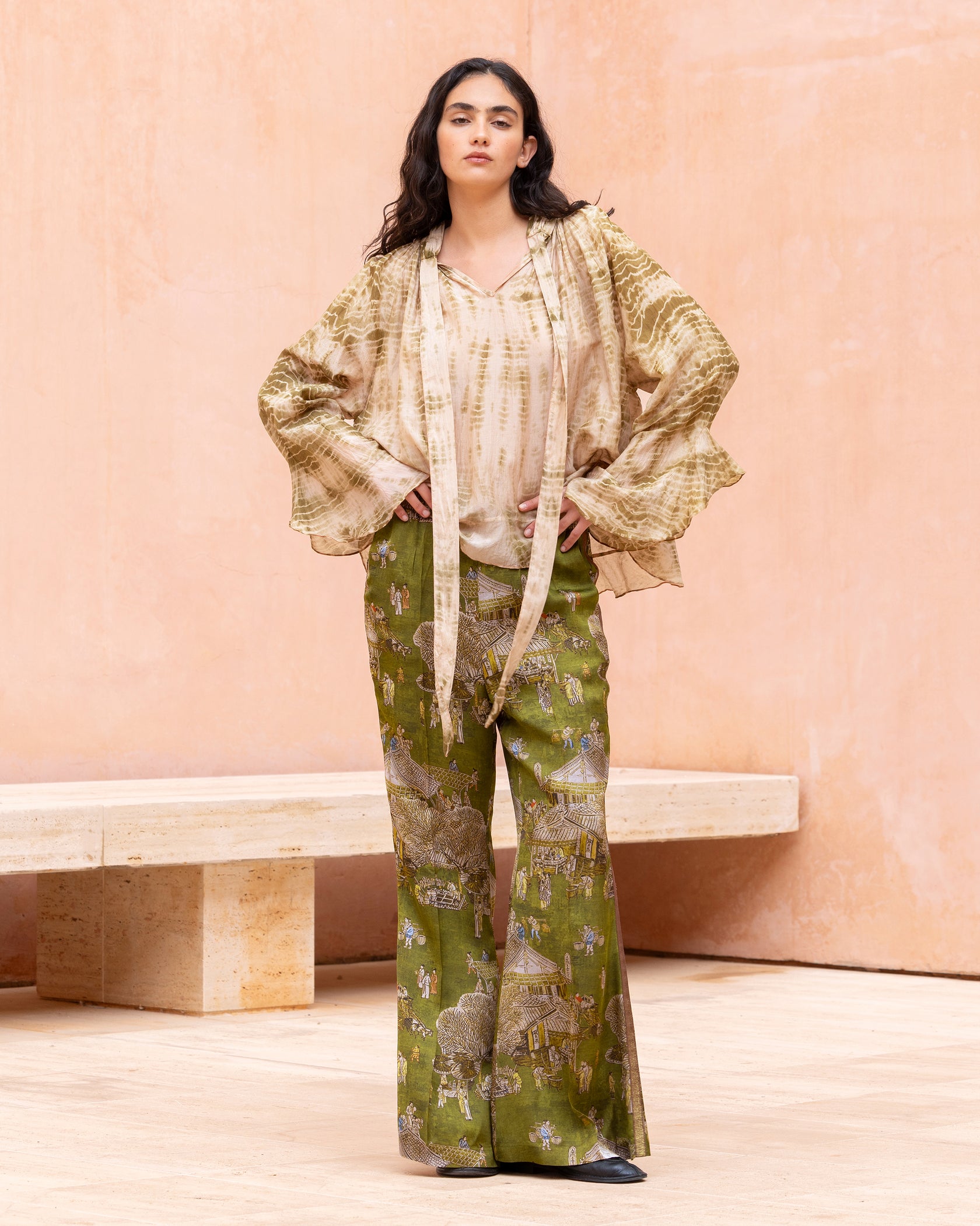 Pikini Green Pants | Mes Demoiselles – Mes Demoiselles Paris
