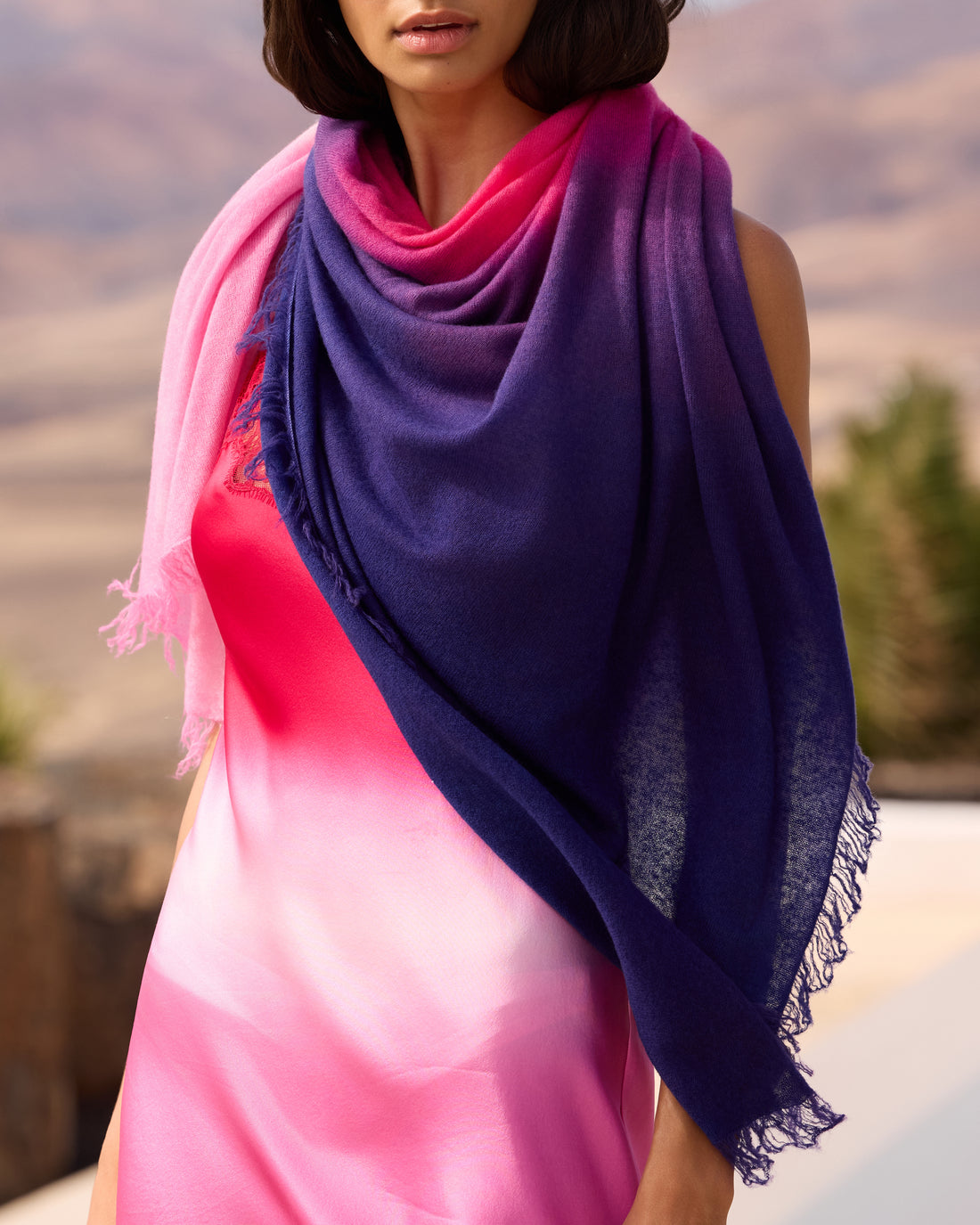 Tinku Pink Scarf | Mes Demoiselles – Mes Demoiselles Paris