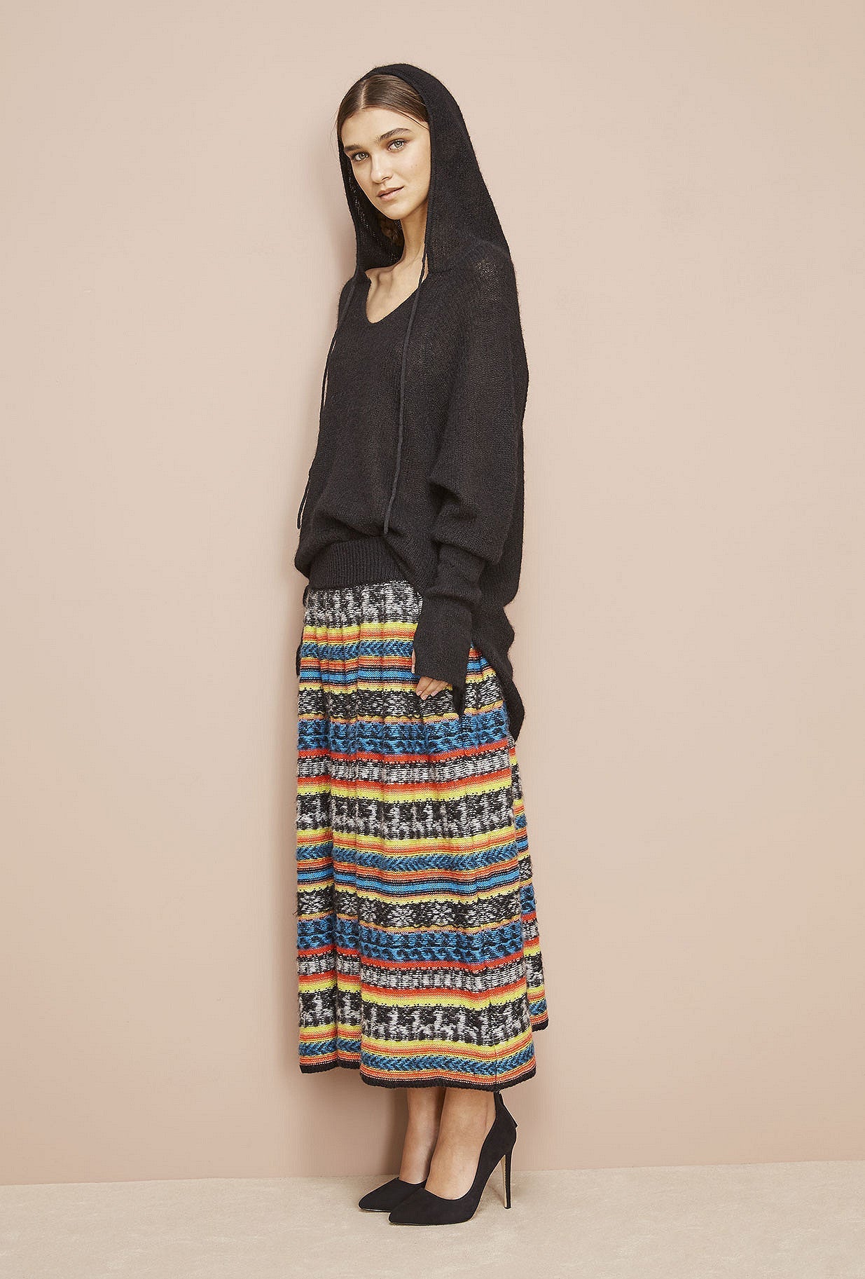 Gabor Skirt Black Print | My Young Ladies Paris – Mes Demoiselles Paris
