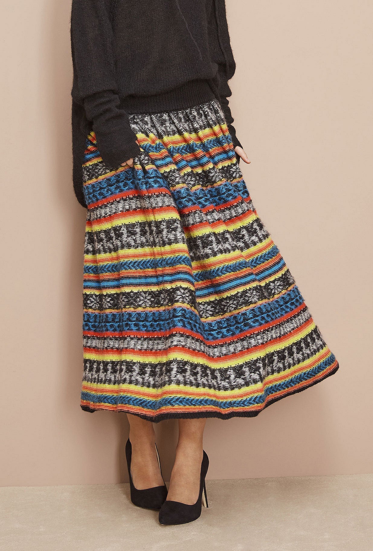 Gabor Skirt Black Print | My Young Ladies Paris – Mes Demoiselles Paris