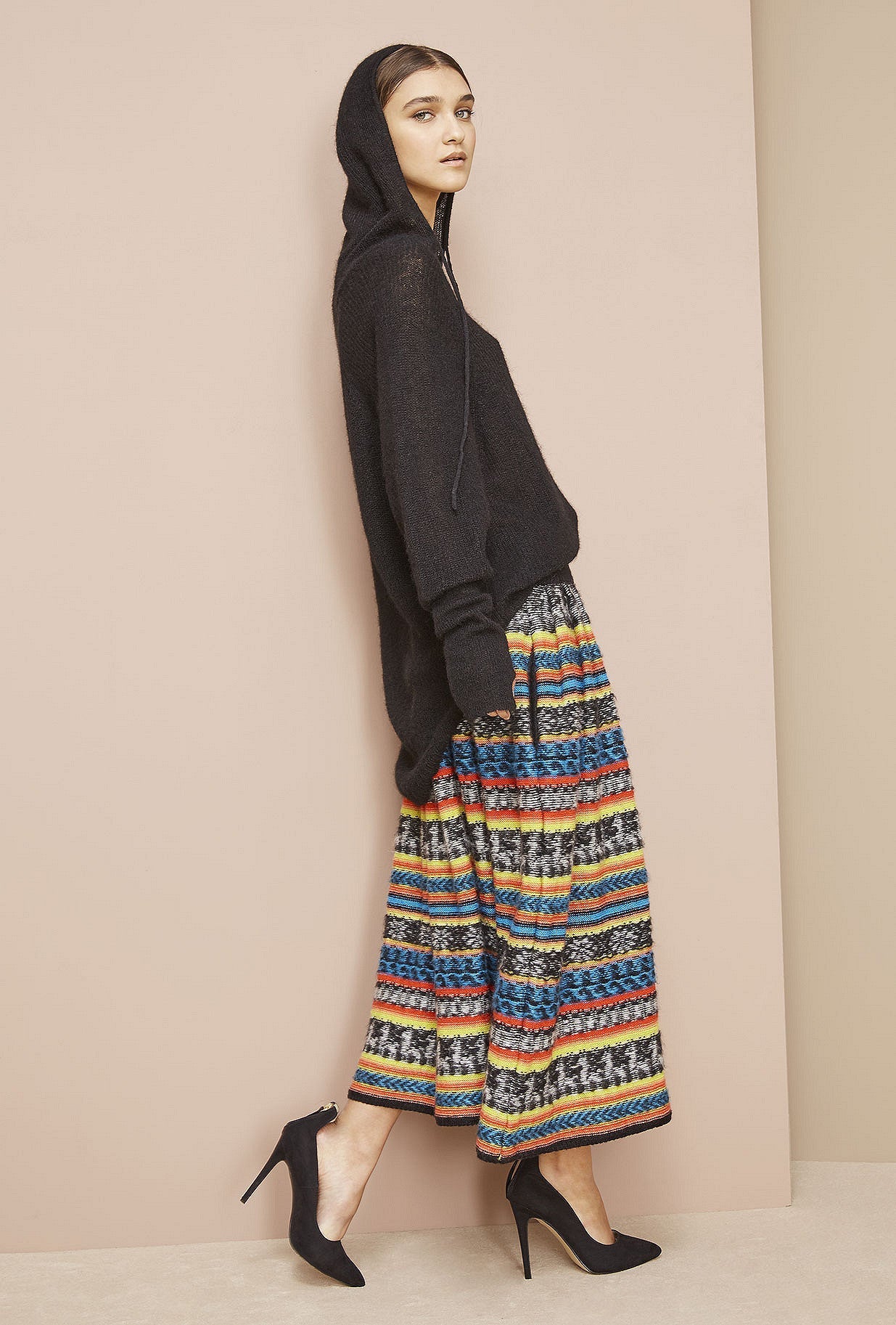 Gabor Skirt Black Print | My Young Ladies Paris – Mes Demoiselles Paris