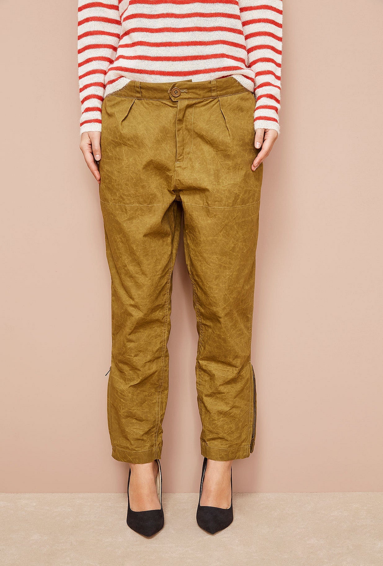 Mike Khaki Pants | My Young Ladies Paris – Mes Demoiselles Paris